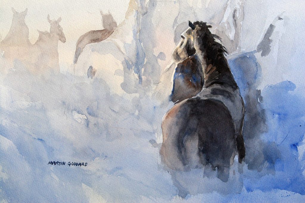 Wild Mustangs – Martin Goddard Artist